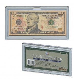 1-DELUXE CURRENCY SLAB Case Modern Banknote Money Holder for Banknotes ...
