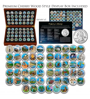 COMPLETE SET of ALL 56 America the Beautiful Parks and National Sites U ...