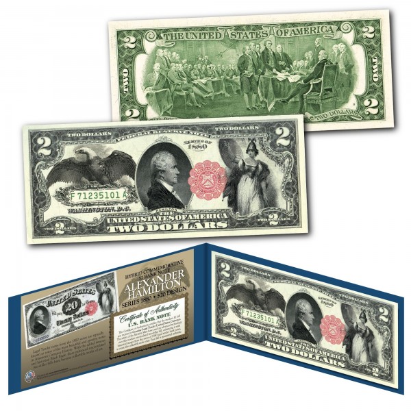 1880 Series $20 ALEXANDER HAMILTON Hybrid Commemorative designed on ...