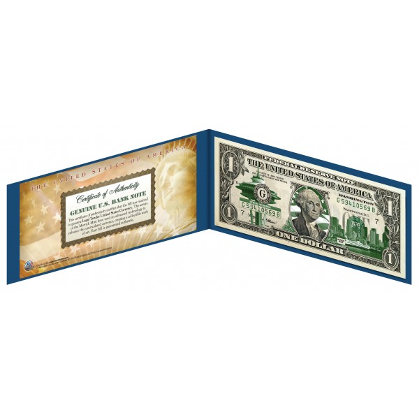 WASHINGTON State $1 Bill - Genuine Legal Tender - U.S. One-Dollar ...