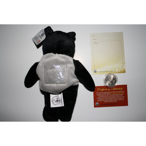 GRADUATION Plush Bear & Graduation JFK Kennedy Half Dollar Colorized US ...