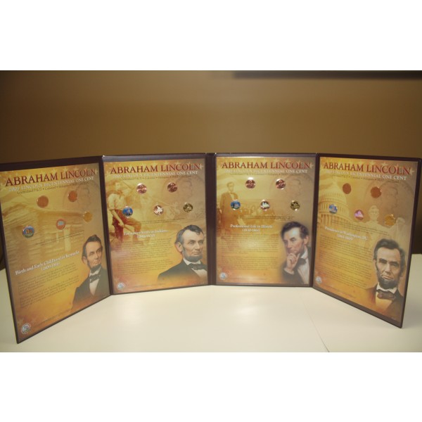 2009 LINCOLN CENT BICENTENNIAL PENNIES 20-Coin Deluxe Set P&D Holo ...