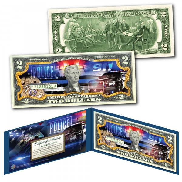 POLICE DEPARTMENT Cops Emergency Response Agency Genuine Legal Tender U ...